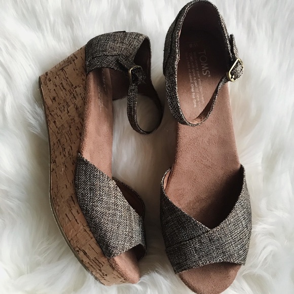 Toms | Shoes | Toms Wedge Platform Sandal | Poshmark